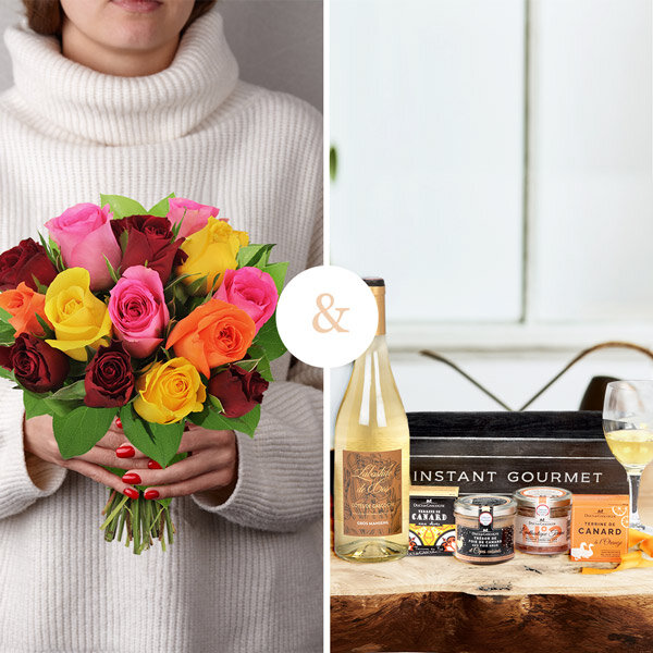 Bouquet 15 Roses Multicolores - Livraison Express | Florajet