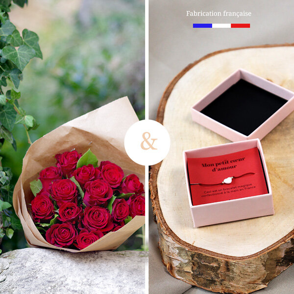 Bouquet de 15 Roses Rouges - Livraison en Express | Florajet