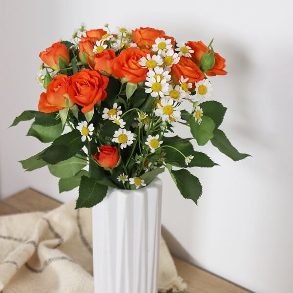 Bouquet de roses "MELODIE DES JARDINS S" - Livraison Express | Florajet