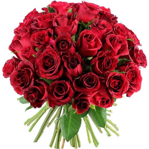 Bouquet de roses "30 ROSES ROUGES" - Livraison Express | Florajet